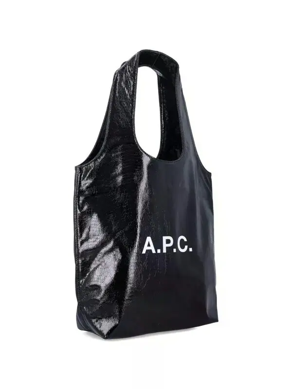 A.p.c. Ninon Logo Print Tote