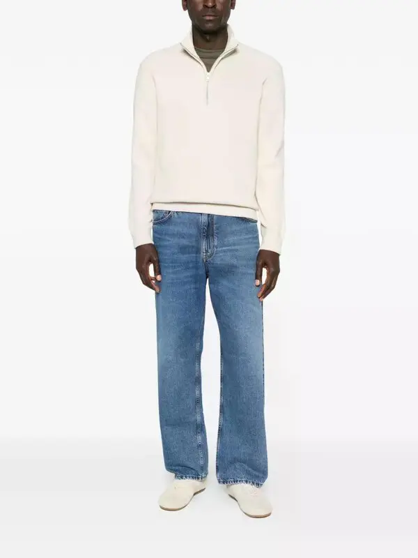 Nn07 Danny 6429 Half-zip Sweater - Neutrals