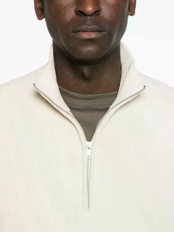 Nn07 Danny 6429 Half-zip Sweater - Neutrals
