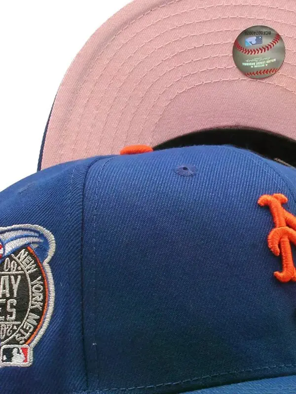 New Era Mlb Ny Mets 2000 Embroidered Baseball Cap - Blue