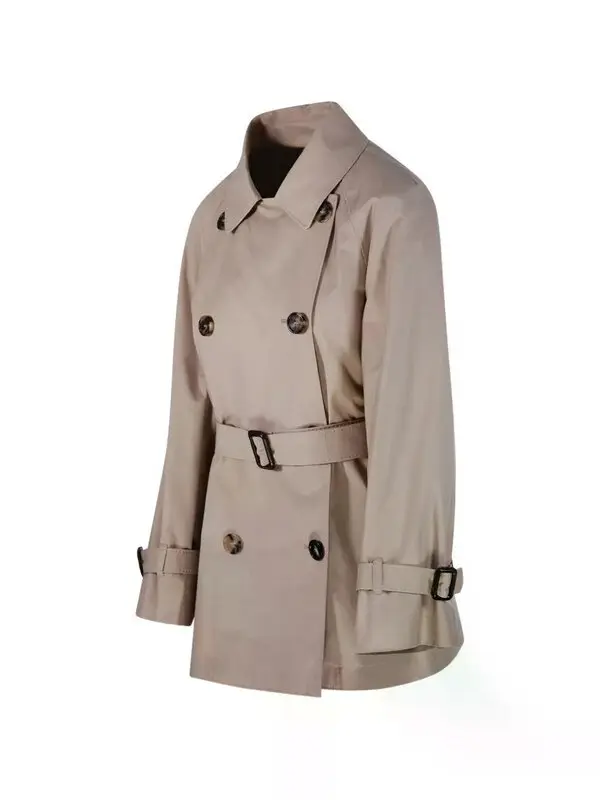 Max Mara Calle Belted Double-breasted Trench Coat - Neutrals