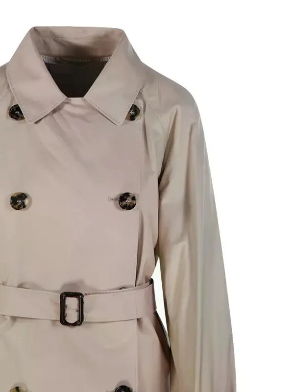 Max Mara Calle Belted Double-breasted Trench Coat - Neutrals