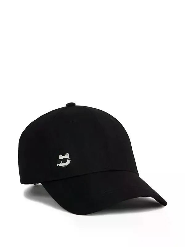 Karl Lagerfeld Ikon Choupette Baseball Cap - Black