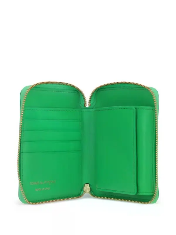 Comme Des Garçons Zip-fastening Leather Wallet