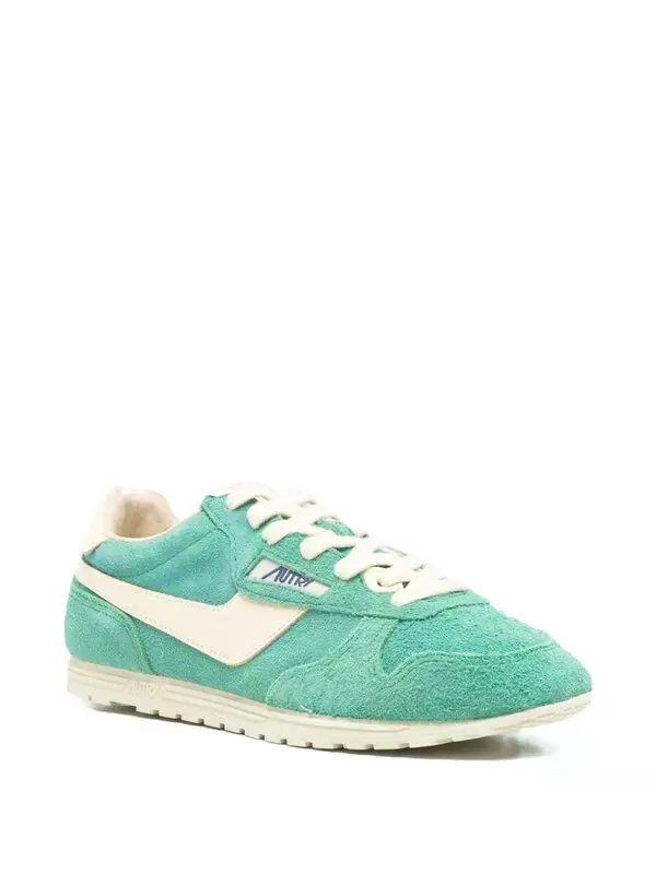 AUTRY Windspin Panelled Sneakers - Green
