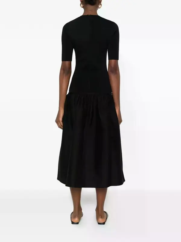 TOTEME Twinflower Midi Dress - Black