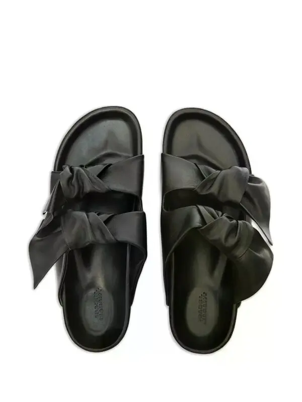 Isabel Marant Étoile Lennyo Bow Sandals - Black