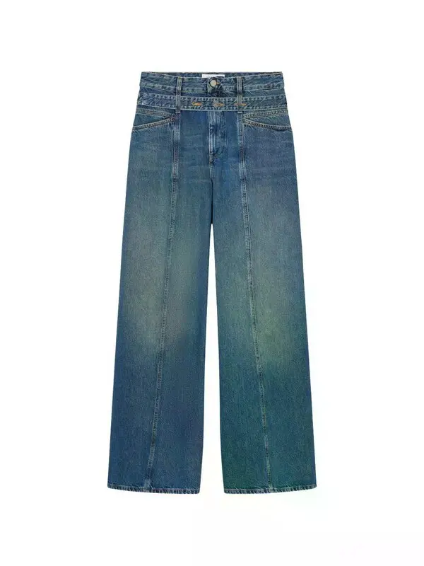 Closed Paneled Wide-leg Jeans