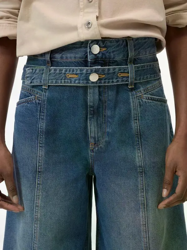 Closed Paneled Wide-leg Jeans