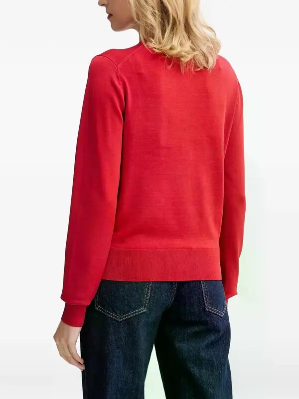 Filippa K Round Neck Cardigan - Red