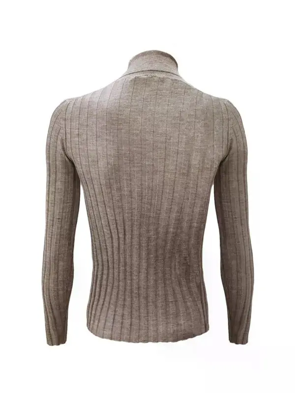 LA ROSE Ribbed Turtleneck Sweater