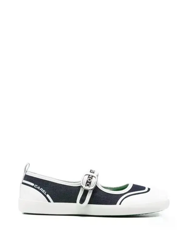 CAREL Buckle Strap Trainers - Blue