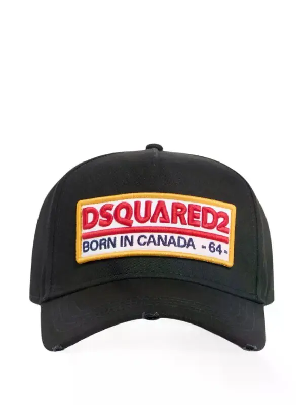 Dsquared2 Logo-patch Baseball Cap - Black