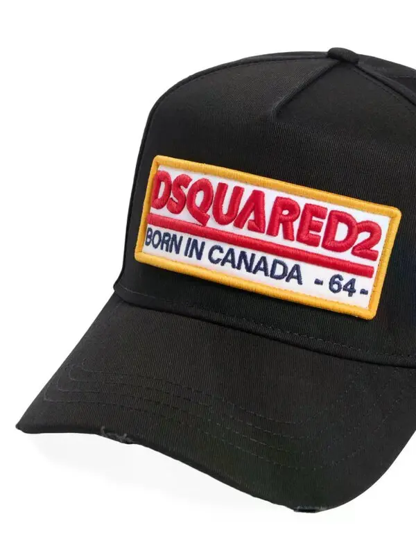 Dsquared2 Logo-patch Baseball Cap - Black