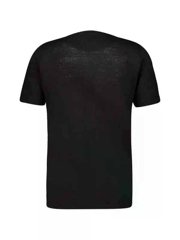 120% Lino Short-sleeve T-shirt - Black