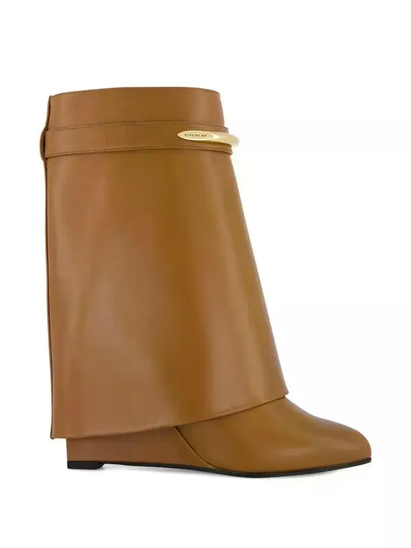 Givenchy Ankle Leather Boots - Brown