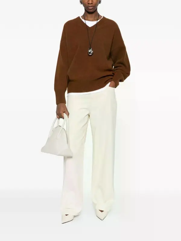 RÓHE V-neck Knitted Sweater