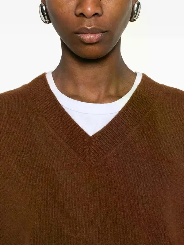 RÓHE V-neck Knitted Sweater