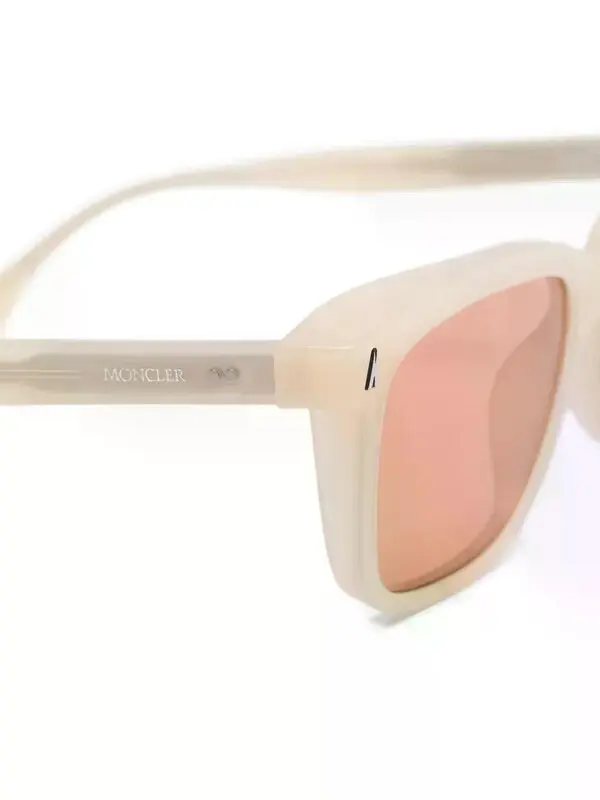 Moncler Square Valaire Sunglasses - Neutrals