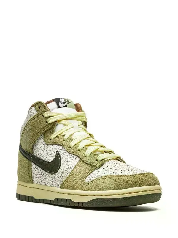 Nike Dunk Hi Retro Re-raw Halloween Sneakers - Green