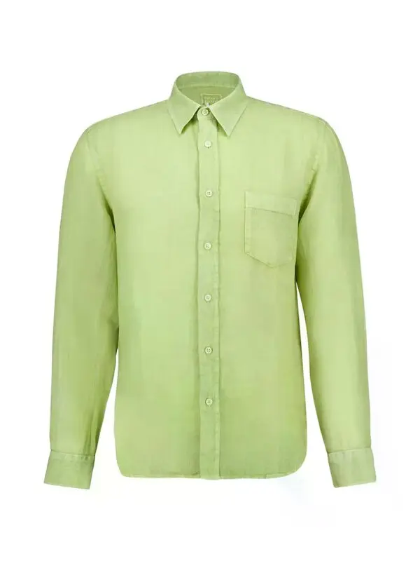 120% Lino Long-sleeve Shirt - Green
