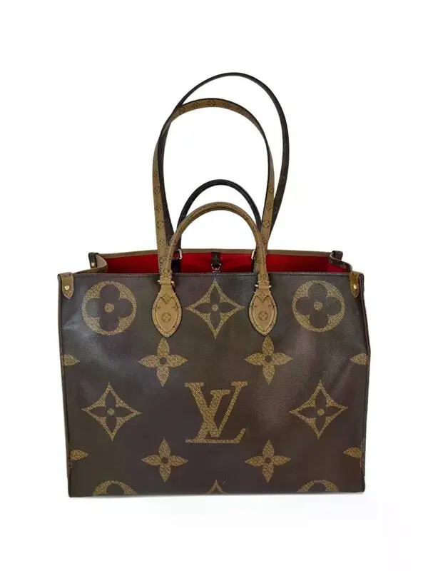 LOUIS VUITTON 2019 Onthego Gm Tote Bag - Brown