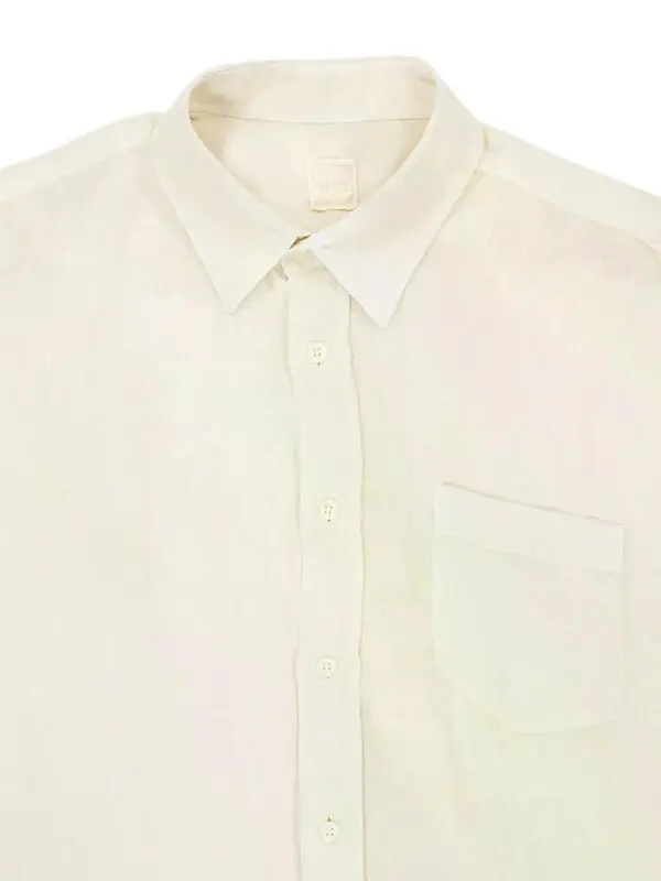 120% Lino Regular-fit Long-sleeve Shirt - Neutrals