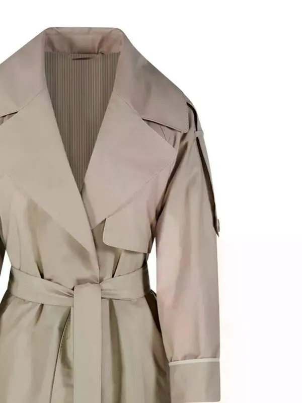 Max Mara Belted Trench Coat - Neutrals