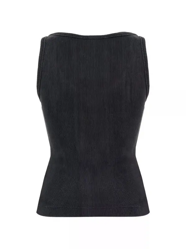 Casablanca Ribbed Logo Tank Top