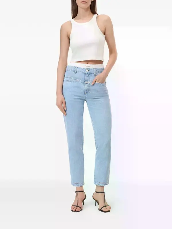Closed Pedal Pusher Jeans