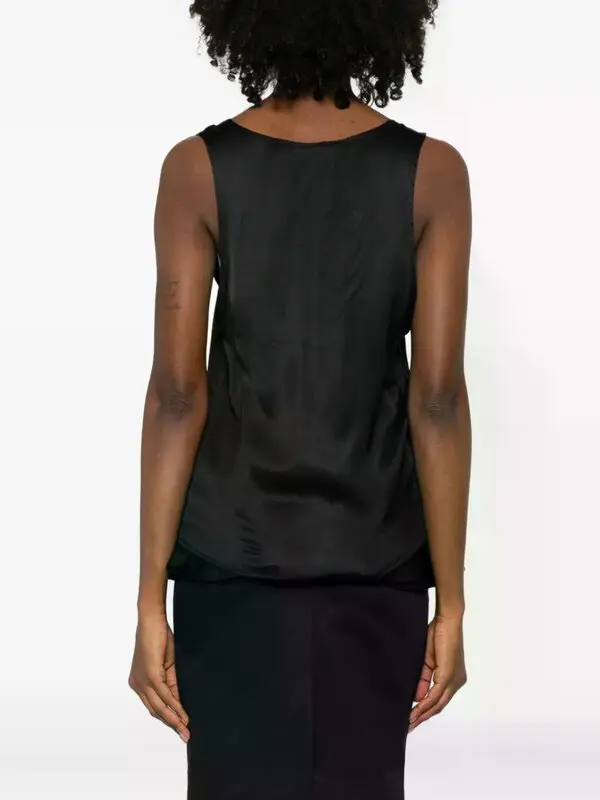 Françoise Button V-neck Top