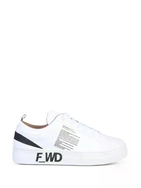 F_WD Text Print Sneakers