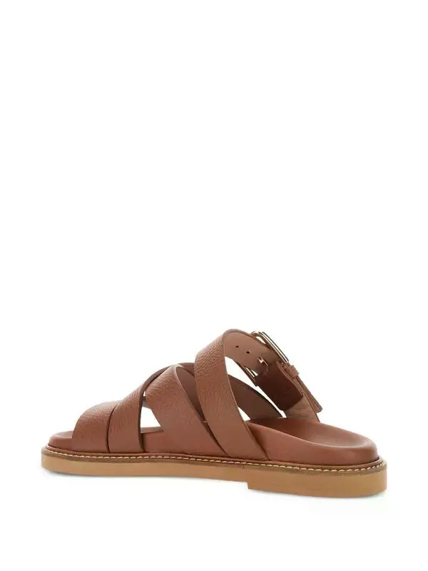 POLLINI Buckle-strap Flat Sandals