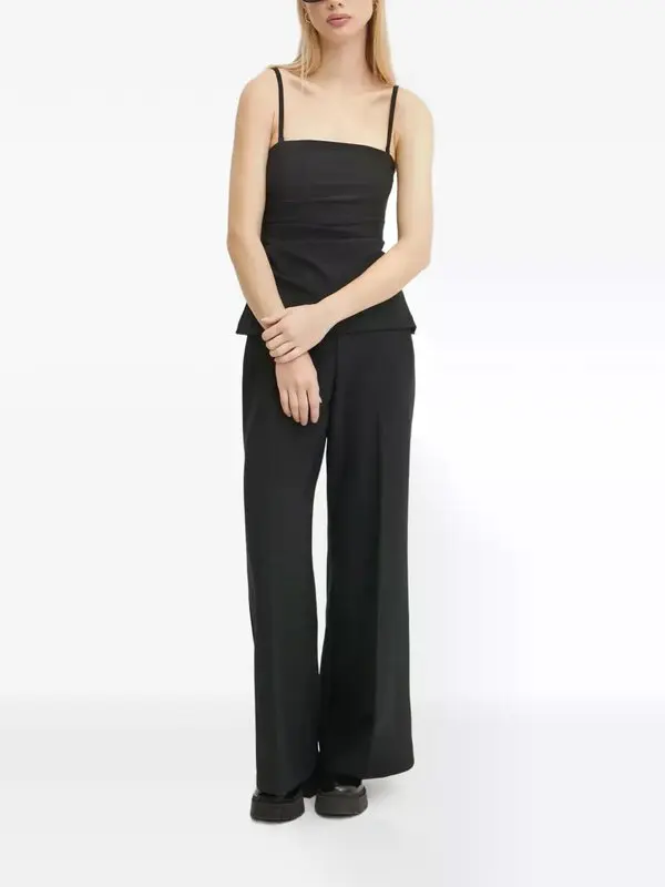 Abercrombie Square Neck Jumpsuit - Black