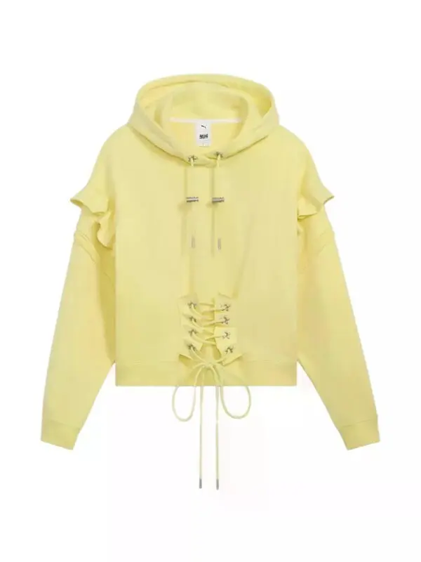 PUMA X Collina Strada Ruffled Hoodie - Yellow