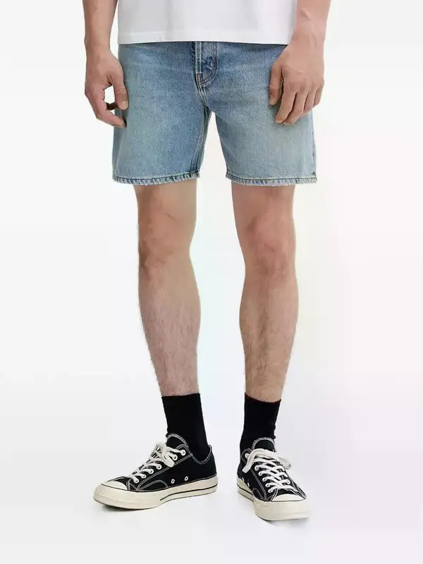 Fiorucci Logo-patch Denim Shorts