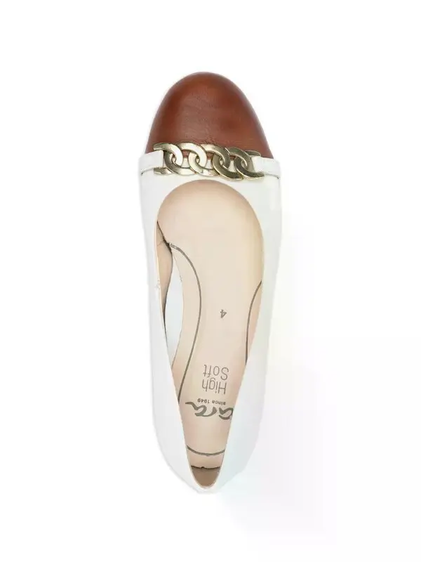 ARA Chain-link Detail Ballet Flats