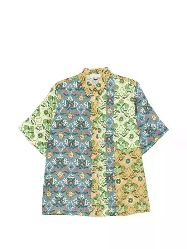 ALEMAIS Ali Spliced Floral Shirt