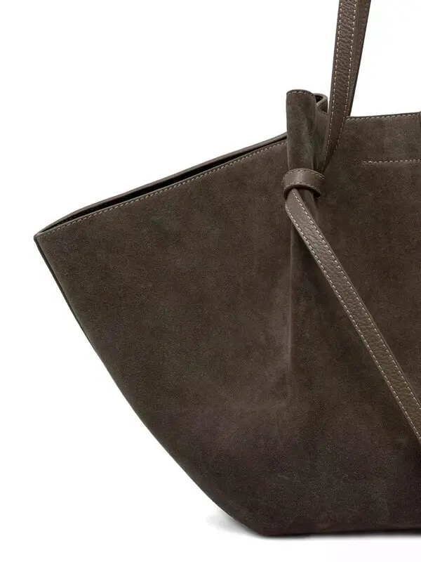 Yuzefi Mochi Suede Shoulder Bag - Brown