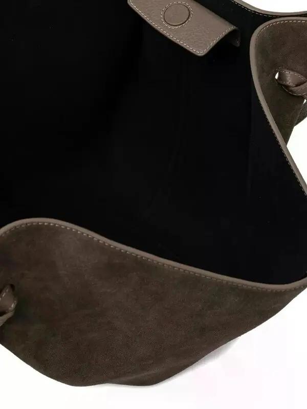 Yuzefi Mochi Suede Shoulder Bag - Brown