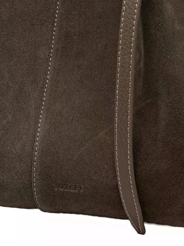 Yuzefi Mochi Suede Shoulder Bag - Brown