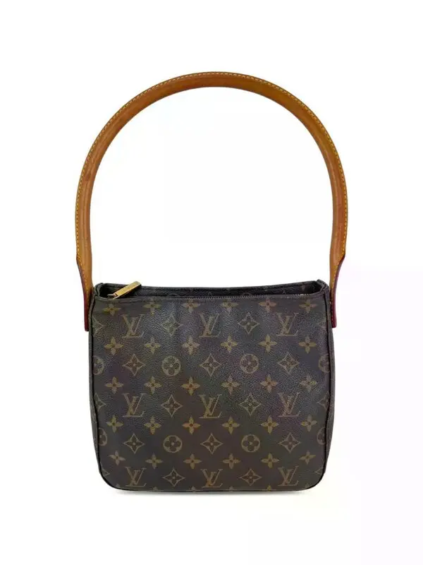 LOUIS VUITTON Monogram Canvas Mm Looping Shoulder Bag - Brown