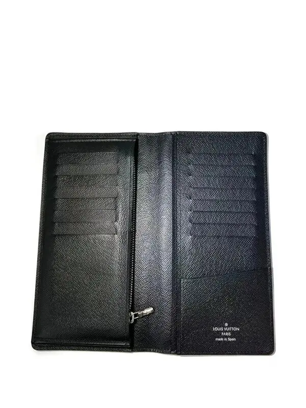LOUIS VUITTON Brazza Leather Wallet - Black