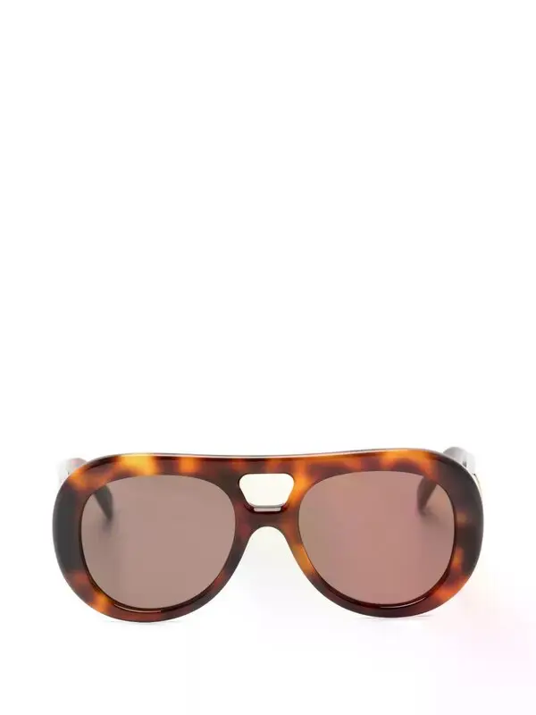 Givenchy Pilot Sunglasses - Brown