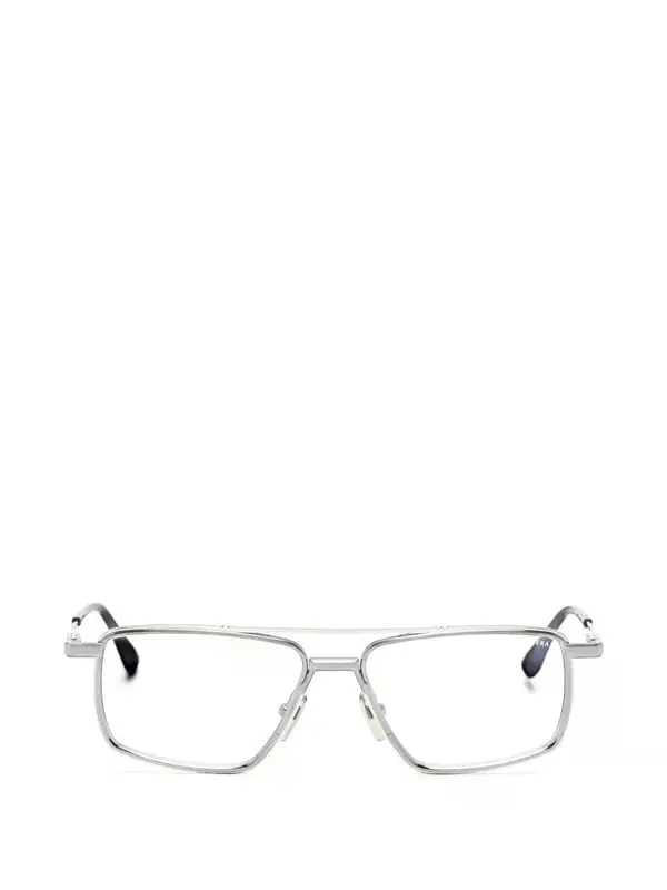 Dita Artek Geometric-frame Eyeglasses - Silver