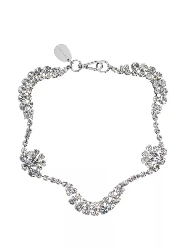 Simone Rocha Crystal Necklace - Silver