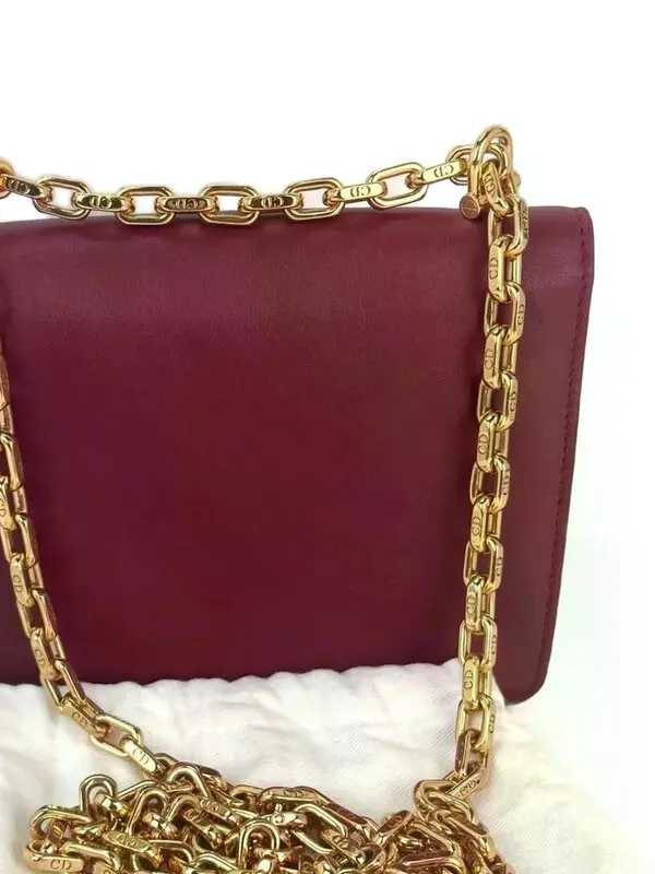 Dior Mini C'est Chain-strap Flap Tote Bag - Red