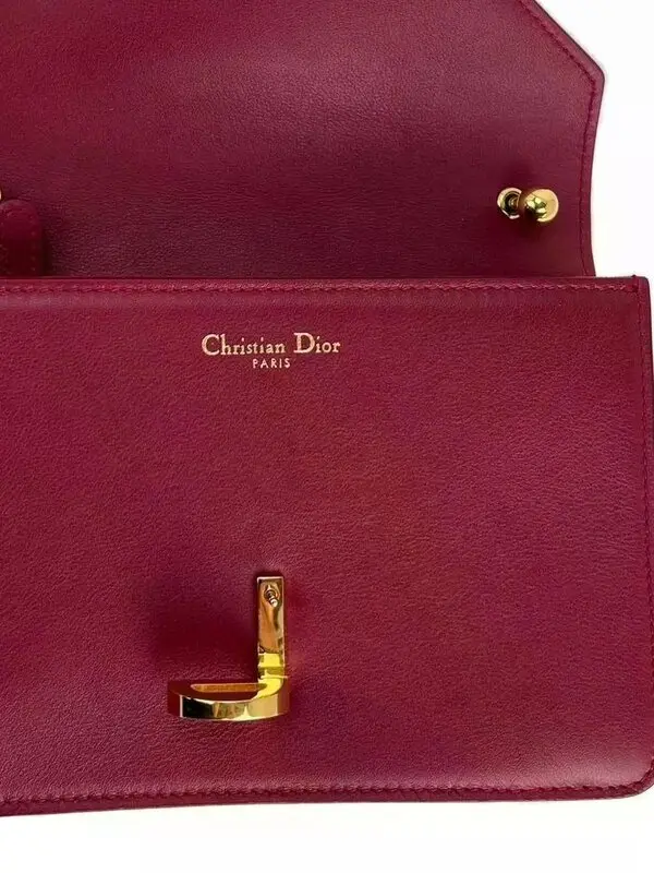 Dior Mini C'est Chain-strap Flap Tote Bag - Red