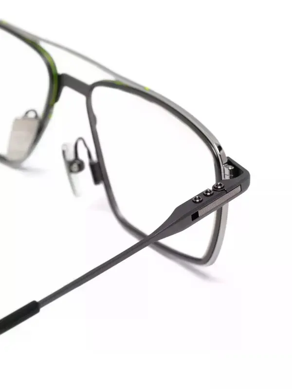 Dita Artek Pilot-frame Glasses - Grey