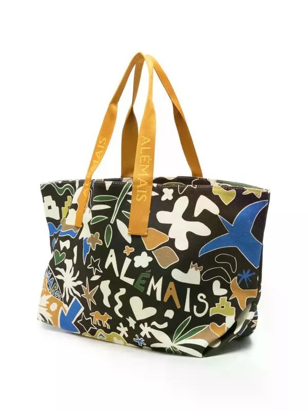 ALEMAIS Printed Beach Bag